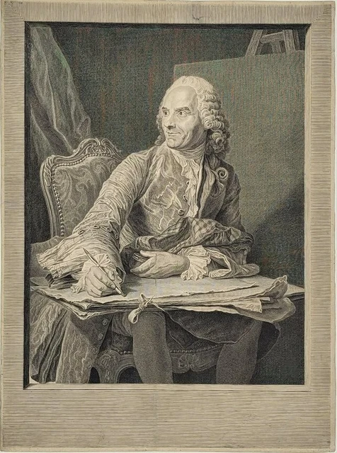 PIERRE ETIENNE MOITTE (1722 - 1780) Portrait de Jean II Restout d'après ...