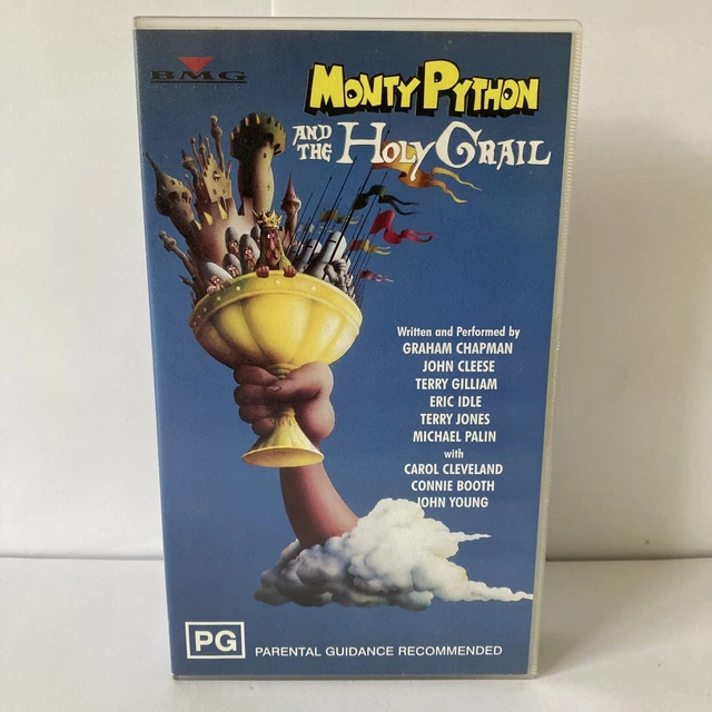 MONTY PYTHON AND The Holy Grail (1974) VHS Movie Video Tape - Tested £ ...