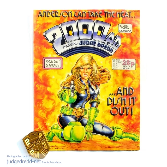 2000AD PROG 521 Judge Dredd Comic Very Good to Excellent Condition (A ...