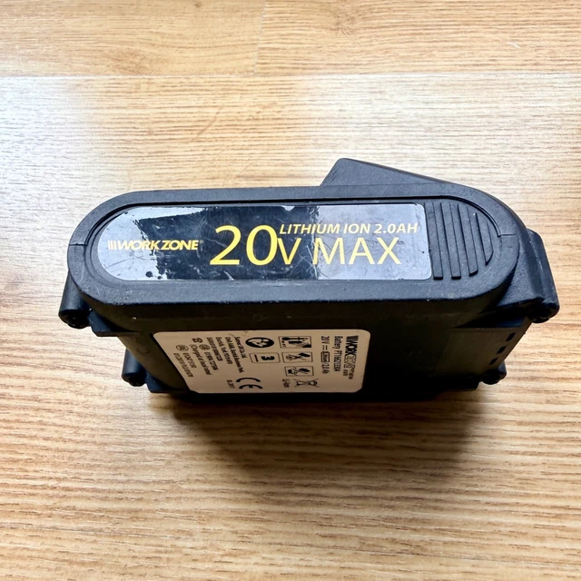 GENUINE WORKZONE 20V 2.0Ah Li-ion Battery Pack PT166213304 & Genuine ...