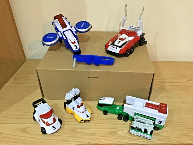 POWER RANGERS SPD Deluxe Delta Squad Megazord 100% Complete and Working ...