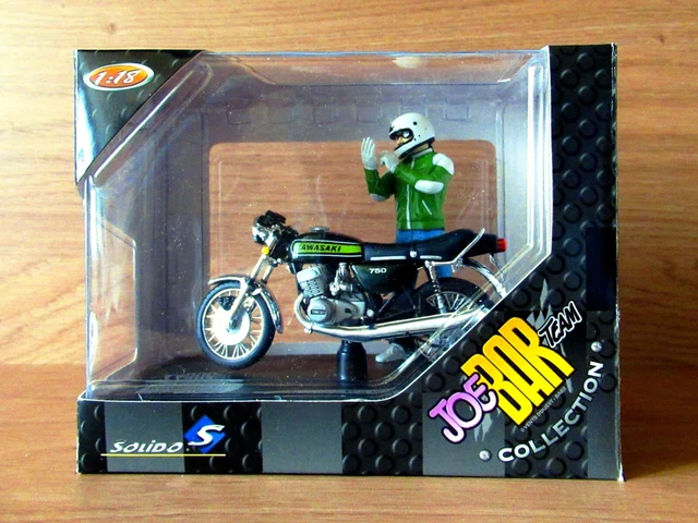 JOE BAR TEAM Collection SOLIDO 1:18 Jean-Raoul Ducable + KAWASAKI 750 H2 NEUF EUR 49,00 ...