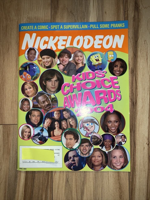 NICKELODEON MAGAZINE APRIL 2004 RARE 100th ISSUE KIDS CHOICE AWARDS ...