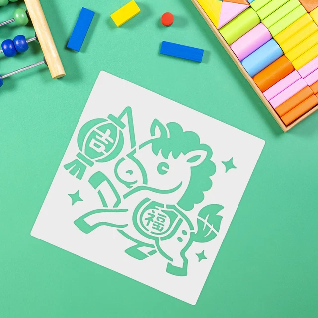 12 SHEETS HOLLOW Painting Doodle Template Animal Drawing Templates $25. ...