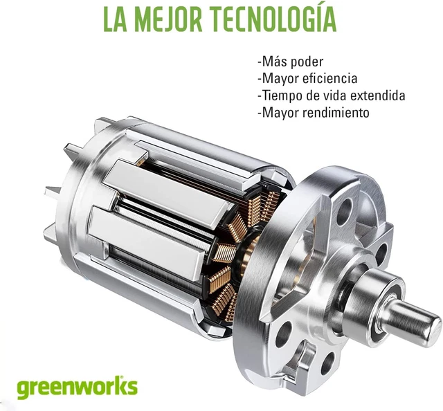 GREENWORKS LMG401 24V 13-Inch Brushless Push Lawn Mower, Cordless ...