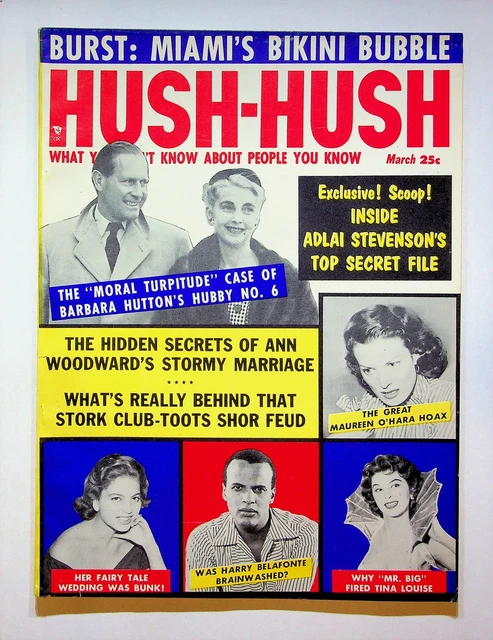 MAGAZINE HUSH-HUSH VOL. 2 #6 FN- 5.5 1956 EUR 67,21 - PicClick FR