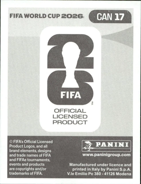 PANINI FIFA WORLD Cup WM 2026 Sticker - Tajon Buchanan - CAN17 EUR 1,00 ...