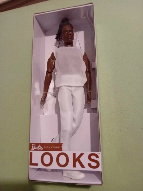 BARBIE SIGNATURE LOOKS~AA KEN BRAIDS MODEL #4 Doll POSABLE £59.99 ...