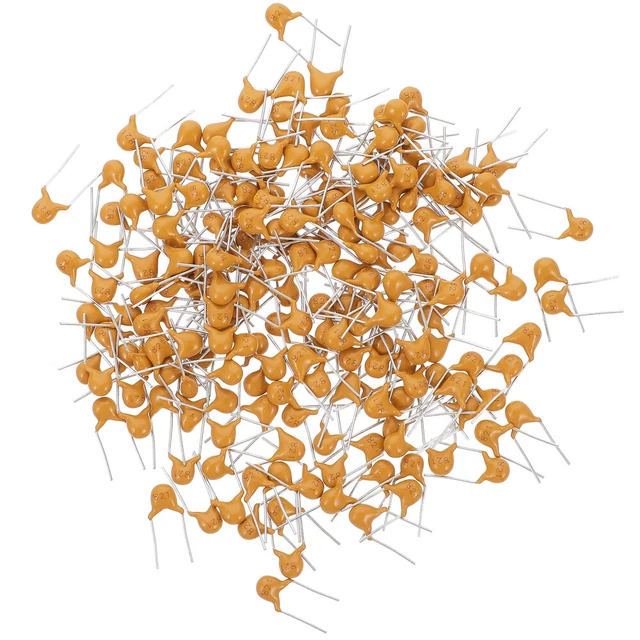 1000 PCS 2 Pin Ceramic Capacitor 5 Value Monolithic Electronic ...
