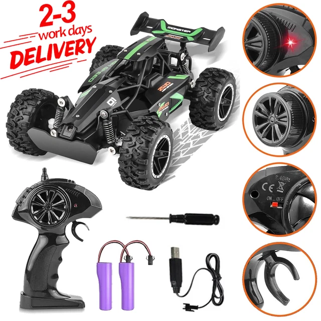 REMOTE CONTROL CARS 20km/H RC Car Off Road Truck 2.4 GHz Racing Car for ...