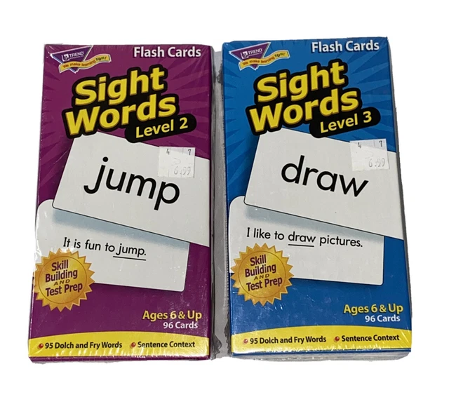 DOLCH AND FRY Sight Words Level 3 2 And 3 Reading Word Flash Cards Age dolch-and-fry-sight-words-level-3-2-and-3-reading-word-flash-cards-age