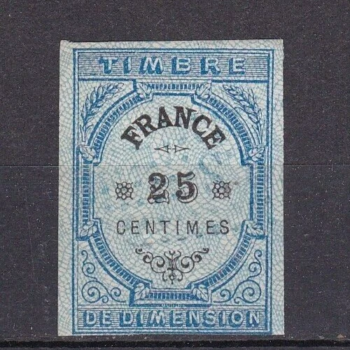 TIMBRE FRANCE FISCAUX Dimension 25 Cts-Obl*Tb-Voir Scan-Z179 EUR 1,00 - PicClick FR