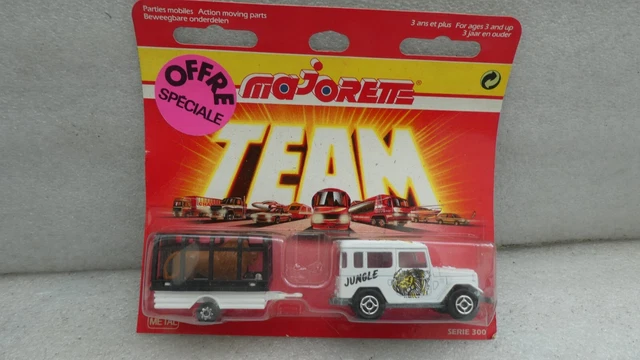MAJORETTE FRANCE TOYOTA 4X4 Et Remorque Fauves Neuf En Blister EUR 14 ...