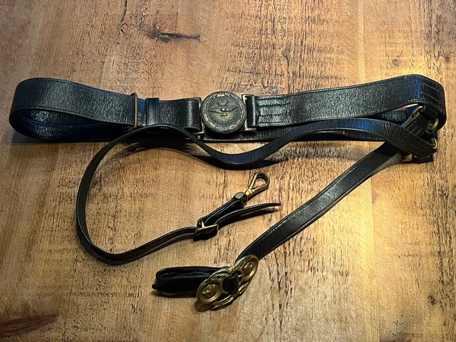RARE WW1 RAF OFFICER, Sword Belt, ROYAL AIR FORCE, Gilt Fittings, 1918 ...