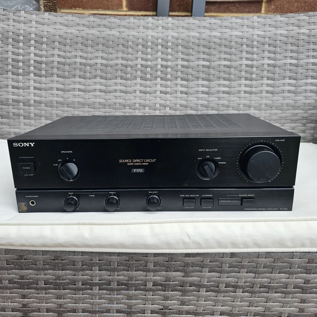 SONY TA-F170 AMPLIFICATORE Stereo Integrato Made In Japan Hi-Fi Separa ...