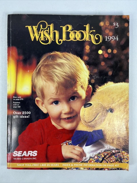 SEARS WISHBOOK CATALOGE 1994 Winter Toys Christmas Department Store ... SEARS WISHBOOK CATALOGE 1994 Winter Toys Christmas Department Store ...