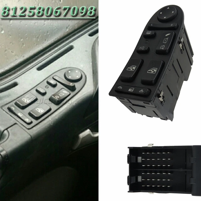 POWER SIDE MIRROR Button Master Window Switch For MAN TGA TGX ...