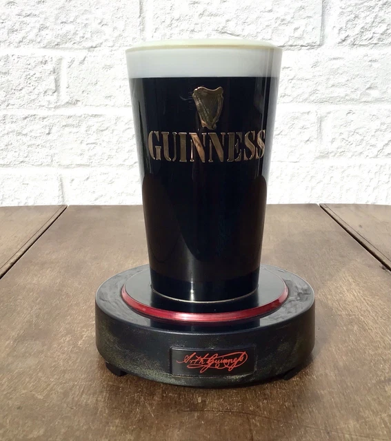 GUINNESS PINT PUB Bar Top Pump Font Light Up Advertising Sign £12.50 ...
