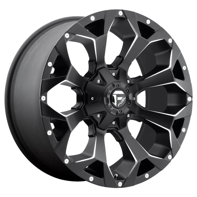 17X9 FUEL D546 Assault Matte Black & Milled Wheel 6x135/6x5.5 (2mm) EUR ...