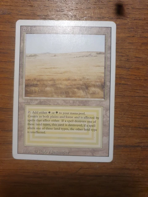 MAGIC THE GATHERING MTG Savannah Revised Duel Land EUR 195,80 - PicClick FR