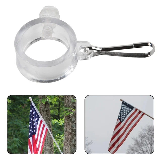 PVC PLASTIC ANTI Wrap Rotating Flag Pole Mounting Rings for Grommet ...