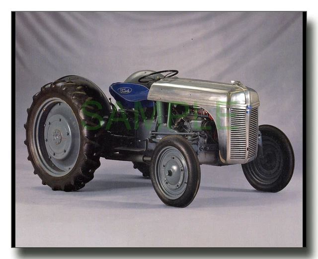 FORD MODEL 9N tractor framed picture £10.00 - PicClick UK