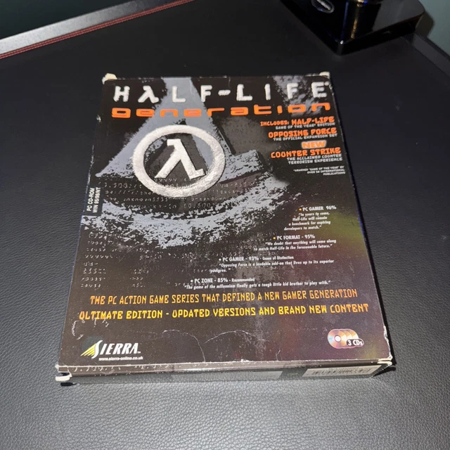 HALF-LIFE GENERATION BIG Box Pc Cd Rom Game inc Opposing Force etc £39. ...