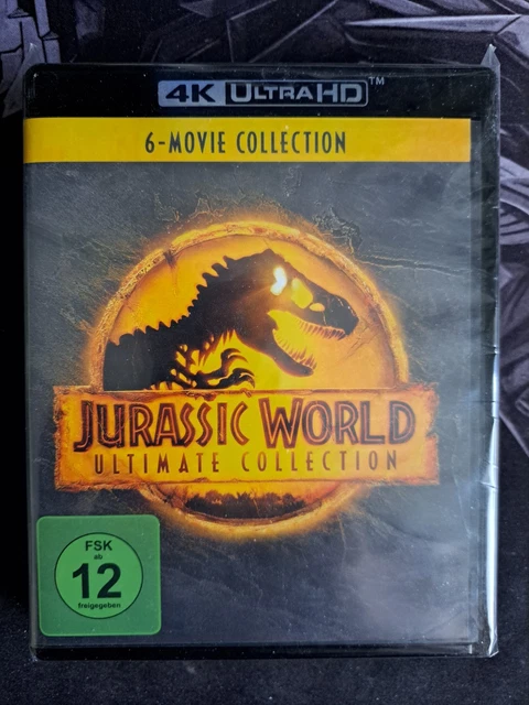 JURASSIC WORLD ULTIMATE Collection - 6 Filme-Boxset 4K UHD Blue Ray EUR ...