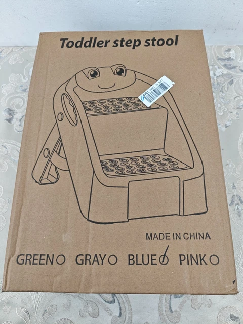 TODDLER STEP STOOL, 2 Toilet Steps for Toddlers with Safety Handles ...