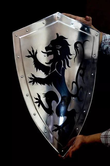 24& MEDIEVAL DRAGON Shield/Templar Armor Shield/Knight Roman Battle Shield EUR 112,98 - PicClick FR