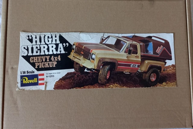 SELTENER REVELL 1/16 "High Sierra" Chevy 4x4 Pickup Bausatz H-1293 ...
