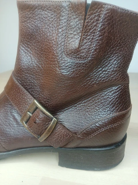 MENS JONES BOOTMAKER Rique Boots Size 8 Brown Leather Smart Casual ...