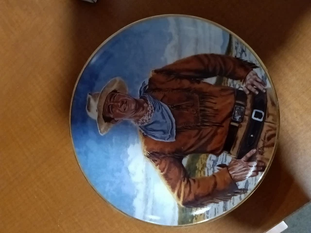 JOHN WAYNE FRANKLIN Mint The Duke Plate by Robert Tanenbaum 8.25 ...