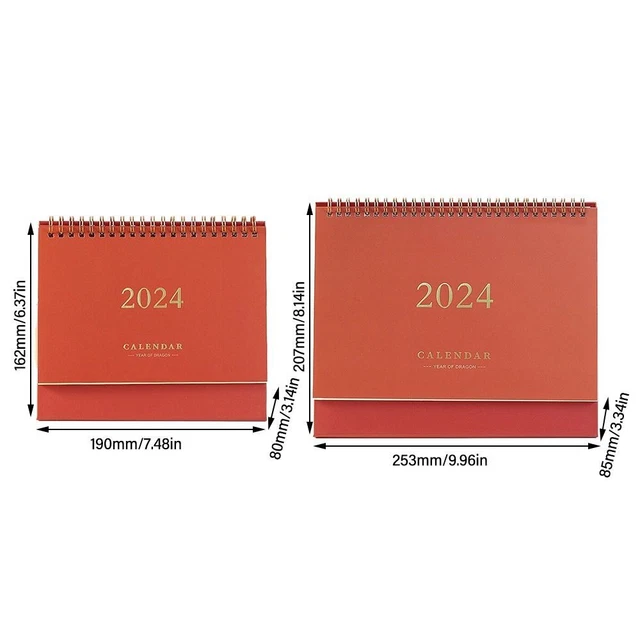 PAPER DESKTOP CALENDAR Daily Weekly Schedule Agenda Table Planner Home ...