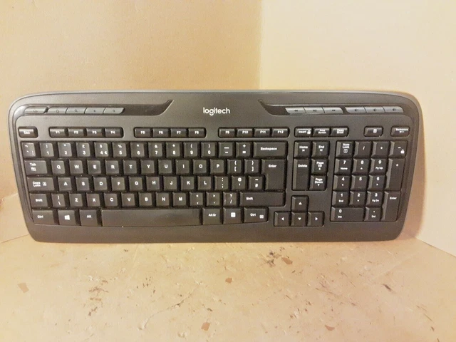 LOGITECH Y-R0067 WIRELESS keyboard (820-008593) + USB RECIEVER £28.99 ...