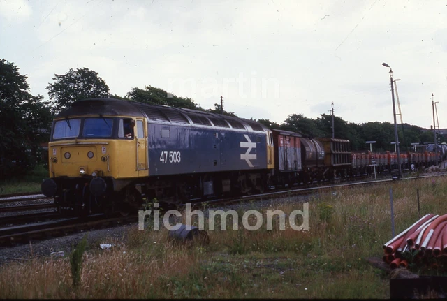 BRITISH RAIL CLASS 47 47503 1987 Fujichrome 35mm Slide RN440 £2.99 ...