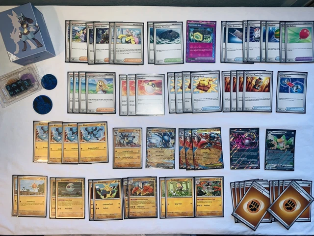 MEGA LUCARIO EX Deck - Pokémon TCG - Ready to Play Deck as Seen in TCG ...
