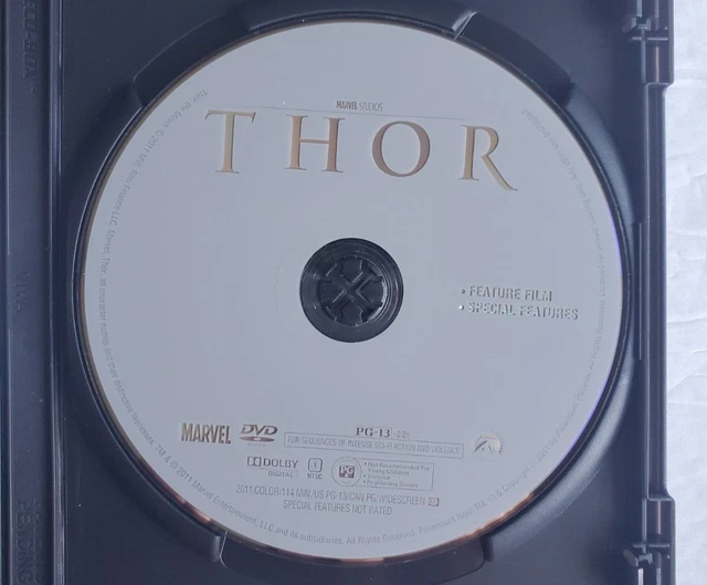 THOR DVD 2011 Paramount Pictures Marvel $5.00 - PicClick CA