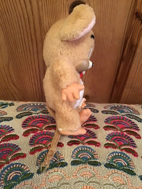 RARE VINTAGE MASUDAYA Tokyo Japan 1967 MGM Jerry Mouse Tom Soft Plush ...