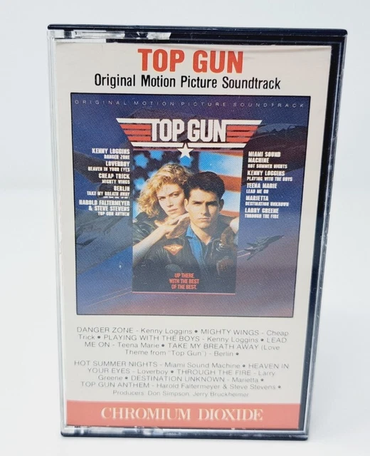 TOP GUN ORIGINAL Soundtrack Cassette Tape 1986 CBS Records Canada SCT ...