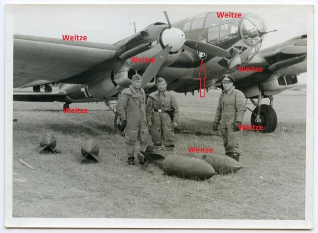 ORIGINAL FOTO HEINKEL He 111 Kampfgeschwader 26 (I./KG 26) 2. Weltkrieg ...