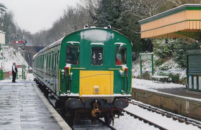 DIESEL TRAIN PHOTO Demu Class 205 Photograph Railway Picture 1125 At ...