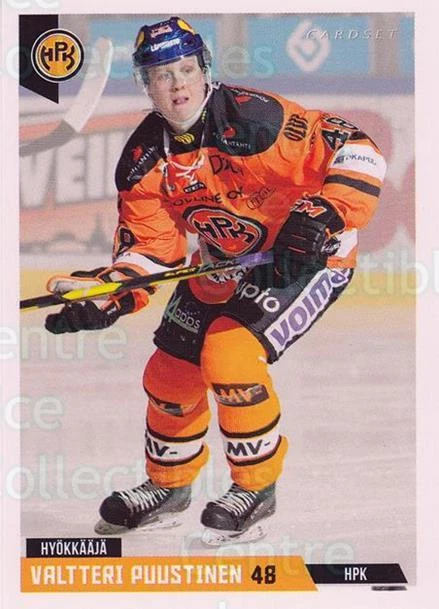 2019-20 FINNISH CARDSET Series One #21 Valtteri Puustinen $2.00 ...