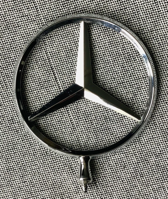 STEMMA VINTAGE COFANO Anteriore Originale Mercedes Benz In Metallo ...