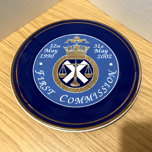 HMS TALENT ROYAL Navy Submarine Crest on Ceramic PLATE L206mm £12.00 ...