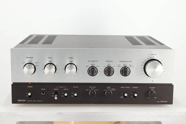 DENON PMA-850 INTEGRATED Amplifier/TU-850 Tuner fair condition, 3 month ...