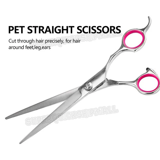 10X PROFESSIONAL Cat Dog Grooming Scissors Shear Set Hair Cutting ...