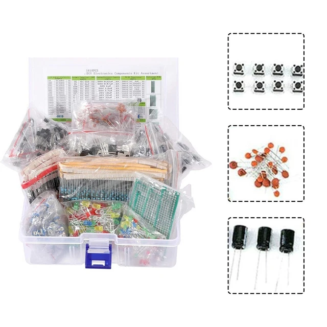 COMPLETE ELECTRONIC COMPONENT For DIY Enthusiasts Monolithic Capacitor ...