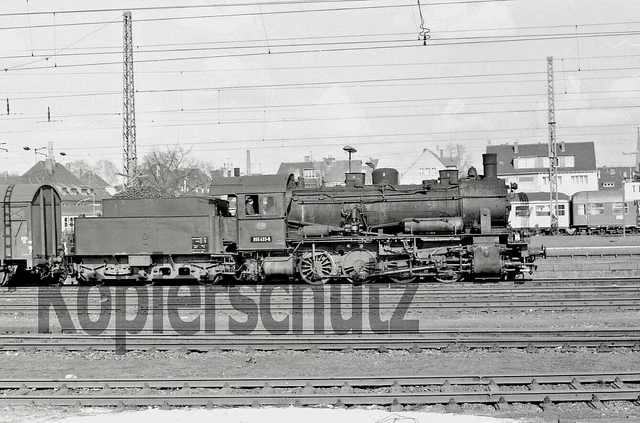 ORIGINAL DAMPFLOK NEGATIV - 055 455 vom Bw Gremberg in Troisdorf, 3/72 ...