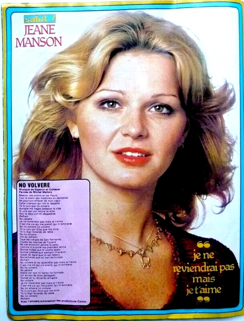 JEANE MANSON = Coupure De Presse 1 Page 1978 / Clipping EUR 4,00 ...